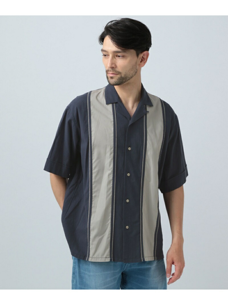 【楽天市場】【SALE／50%OFF】(M)SN*BF スイッチングSH BAYFLOW ベイフロー トップス シャツ・ブラウス ネイビー ブラック【RBA_E】【送料無料】[Rakuten ...