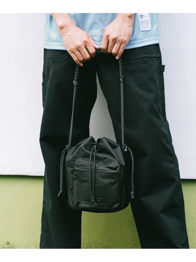 【楽天市場】【SALE／50%OFF】2WAYマクラメ巾着 BAYFLOW ベイフロー バッグ ショルダーバッグ ブラック グレー【RBA_E ...