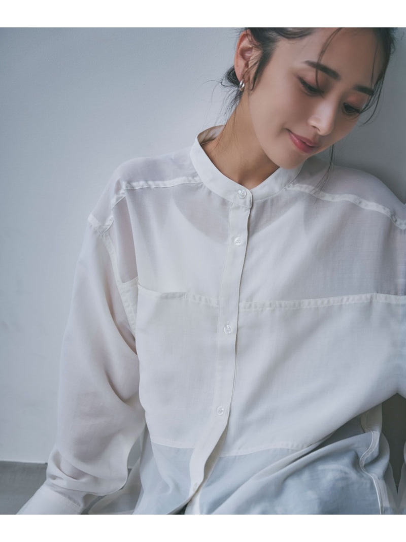 【楽天市場】≪予約≫【近藤千尋さんコラボ】シアーオーバーシャツ(AJUGA.x BAYFLOW) BAYFLOW ベイフロー トップス シャツ・ブラウス ホワイト ブラック【先行予約】*【送料 ...