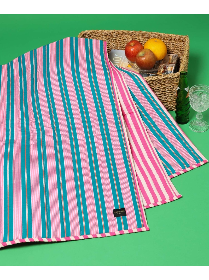 【楽天市場】【ASANTE SANA】リバーシブルマルチカバー180×120 BAYFLOW ベイフロー インテリア・生活雑貨 ブランケット・ひざ掛け パープル グリーン【送料無料 ...