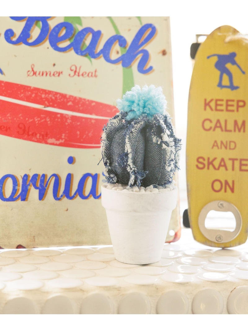 【楽天市場】BFデニムサボテンS BAYFLOW ベイフロー インテリア・生活雑貨 その他のインテリア・生活雑貨 ブルー ホワイト[Rakuten Fashion]：BAYFLOW