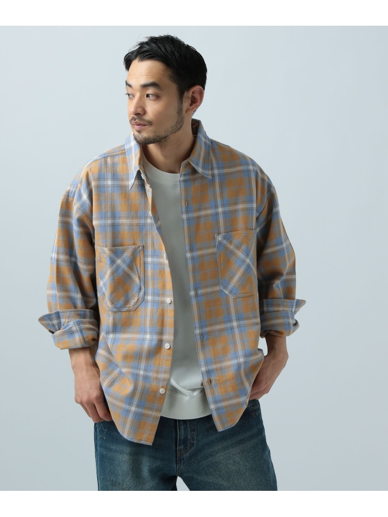 【楽天市場】【SALE／50%OFF】CPO長袖チェックシャツ BAYFLOW ベイフロー トップス シャツ・ブラウス ホワイト オレンジ【RBA_E】【送料無料】[Rakuten ...