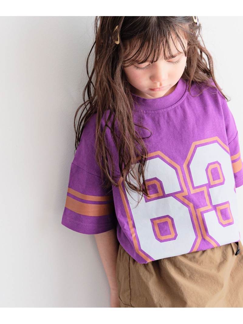 【楽天市場】[元気なビタミンカラー♪]アソートプリントビッグT(KIDS) BAYFLOW ベイフロー トップス カットソー・Tシャツ グリーン ホワイト パープル オレンジ[Rakuten ...