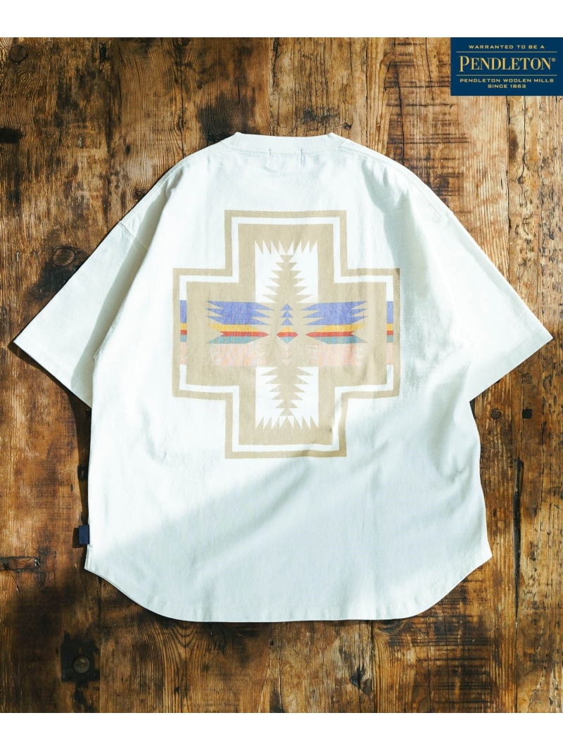 【楽天市場】【SALE／10%OFF】【PENDLETON(ペンドルトン)】別注バックプリントTシャツ BAYFLOW ベイフロー トップス カットソー・Tシャツ ホワイト グレー ブラック ...
