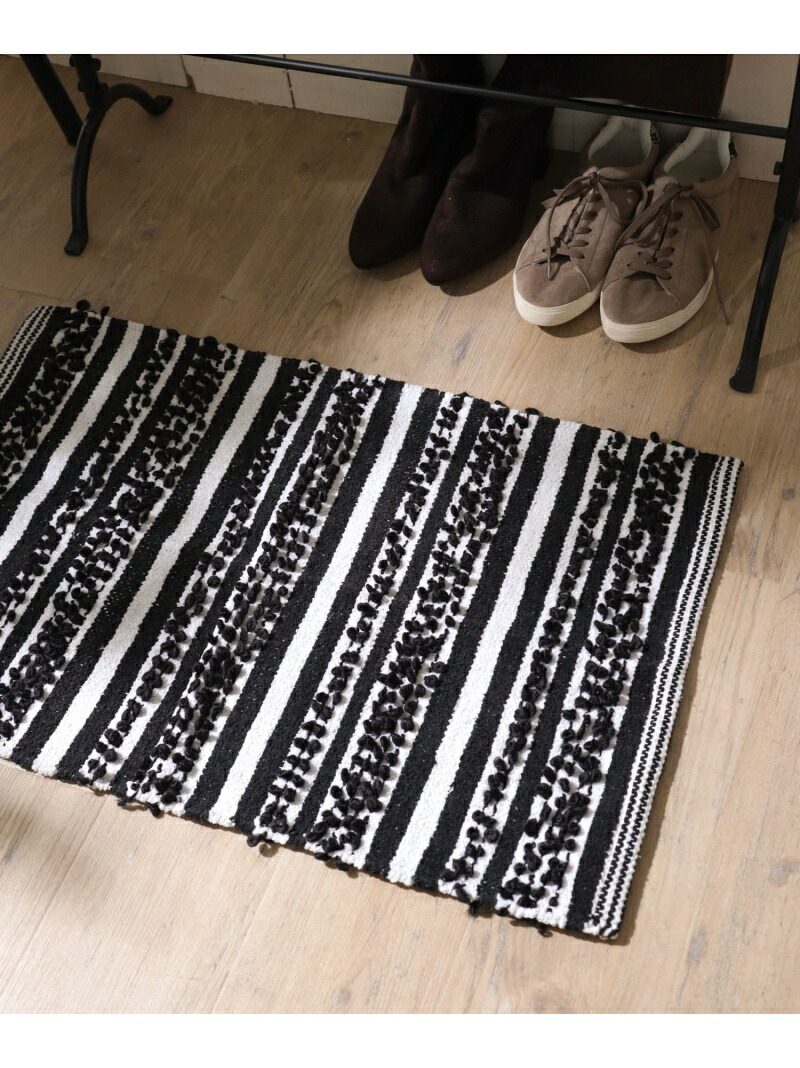 【楽天市場】【SALE／50%OFF】(U)BFループヤーン45*70 BAYFLOW ベイフロー インテリア・生活雑貨 その他のインテリア・生活雑貨 ベージュ ブラック【RBA_E ...