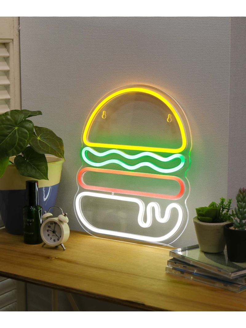 【楽天市場】[スイッチ式]ハンバーガーLEDライト BAYFLOW ベイフロー インテリア・生活雑貨 オブジェ・置物・アート[Rakuten Fashion]：BAYFLOW