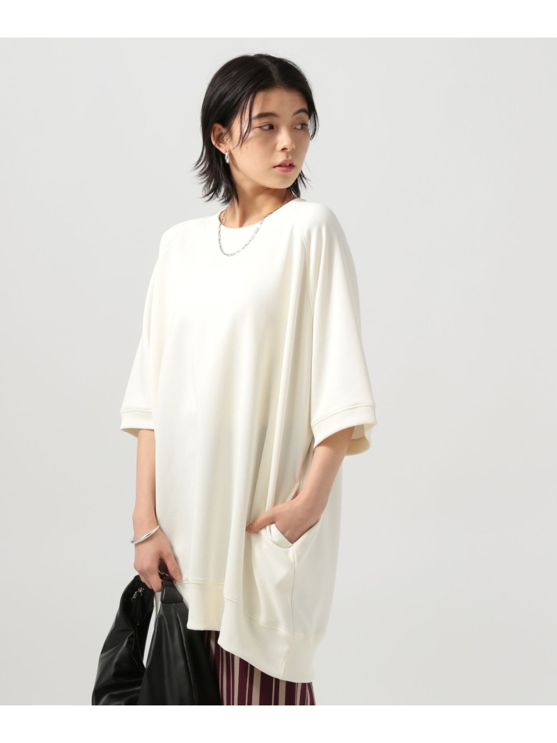 【楽天市場】【SALE／30%OFF】[サイドポケット付き]BIG五分袖チュニック BAYFLOW ベイフロー トップス カットソー・Tシャツ オレンジ グレー ホワイト【RBA_E】【送料 ...