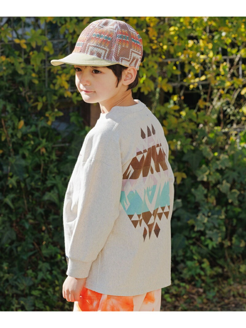 【楽天市場】【SALE／40%OFF】【PENDLETON(ペンドルトン)】別注天竺ロンT(KIDS) PENDLETON ベイフロー トップス その他のトップス ベージュ グレー【RBA_E ...