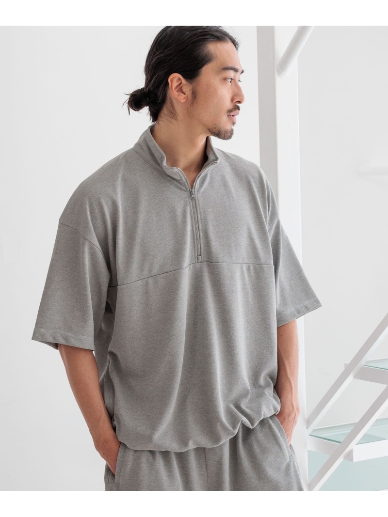 【楽天市場】【HEREIAM MEN】吸水速乾&UV/DRYMIXハーフジッププルオーバー HEREIAM ベイフロー トップス その他のトップス ブラウン ブラック グレー【送料無料 ...