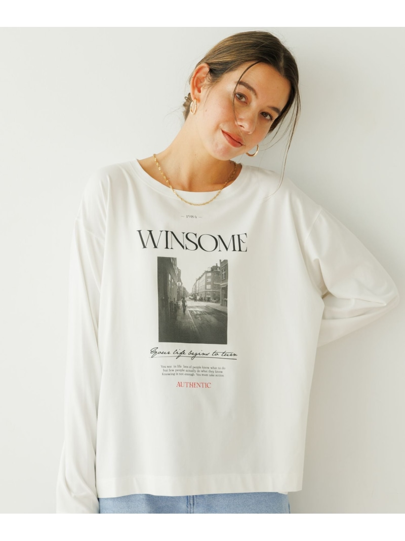 【楽天市場】[シルキータッチの肌触り]アソートロゴロングスリーブT BAYFLOW ベイフロー トップス カットソー・Tシャツ ホワイト ベージュ カーキグリーン ブラック【送料無料 ...