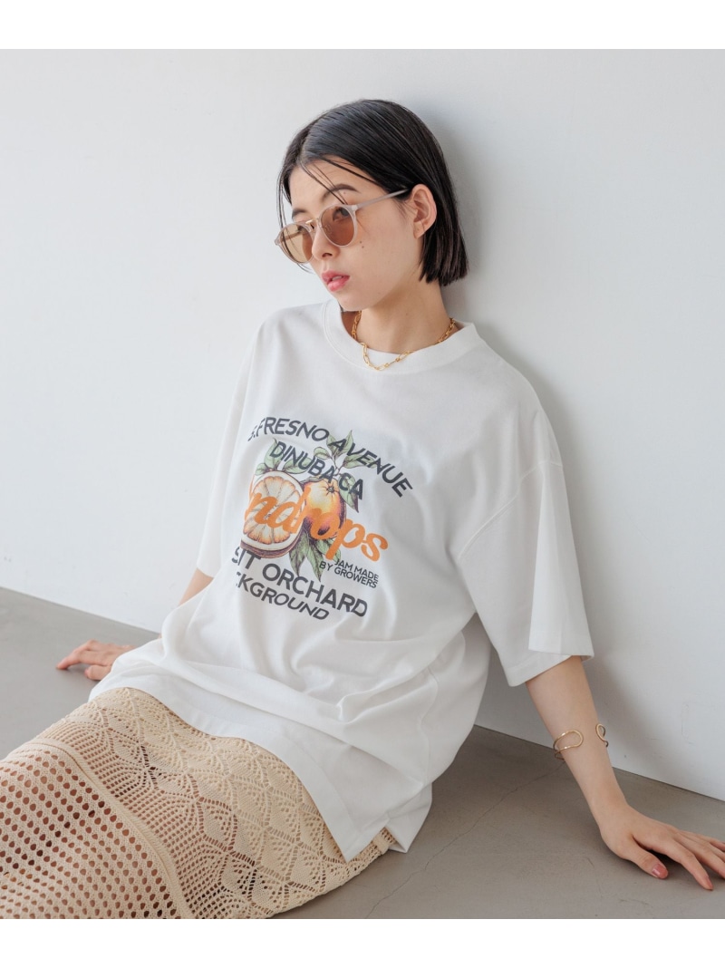【楽天市場】【SALE／50%OFF】グラフィックBIGTシャツ BAYFLOW ベイフロー トップス カットソー・Tシャツ レッド オレンジ ブルー【RBA_E】[Rakuten ...