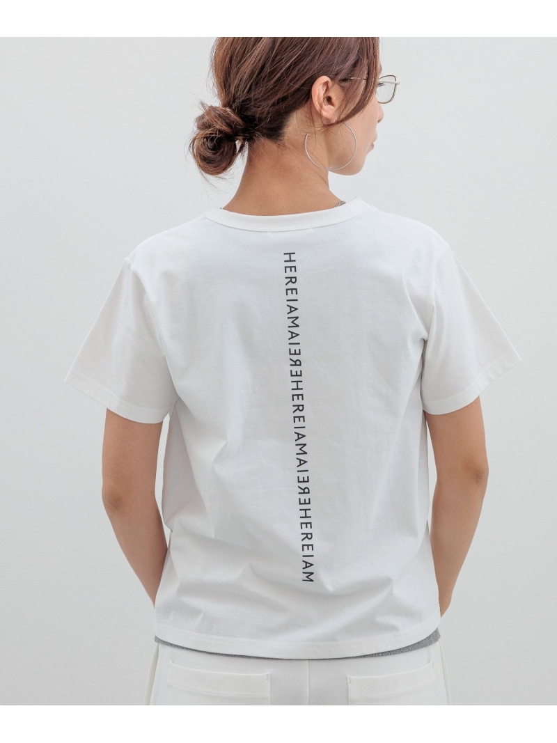 【楽天市場】【HEREIAM】接触冷感/ミラーロゴコンパクトT HEREIAM ベイフロー トップス カットソー・Tシャツ ブラック ホワイト【送料無料】[Rakuten Fashion ...