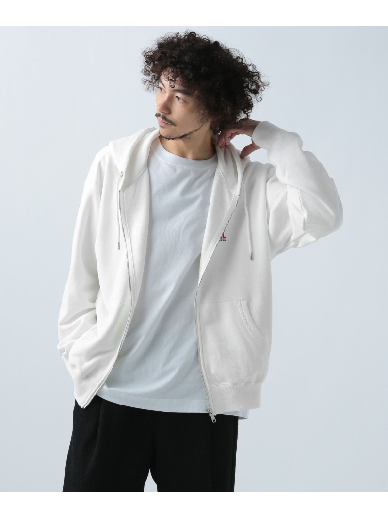 【楽天市場】【SALE／50%OFF】(M)LOGO ZIP SWT HD BAYFLOW ベイフロー トップス パーカー・フーディー ホワイト ネイビー【RBA_E】[Rakuten ...