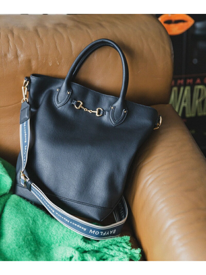 【楽天市場】【SALE／20%OFF】(W)ロゴTPビットトート BAYFLOW ベイフロー バッグ トートバッグ ブラック ベージュ【RBA ...