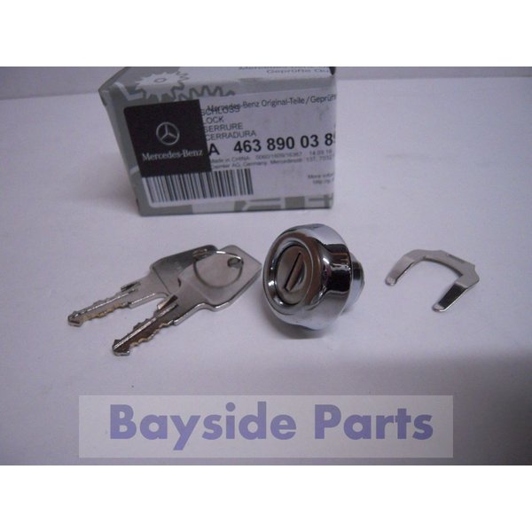 【楽天市場】ベンツ スペアタイヤカバー キー&キーシリンダーセット ゲレンデ Gクラス W463 4638900389 純正品 新品：ベイサイドパーツ