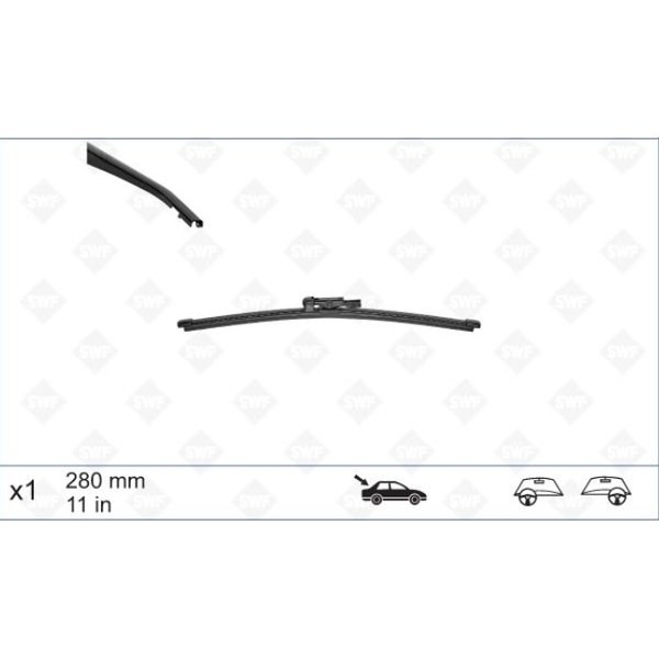 【楽天市場】ベンツ リア ワイパーブレード Eクラス W213 GLA X156 1568200045 SWF製：ベイサイドパーツ