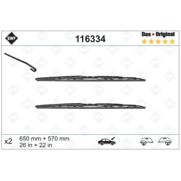 【楽天市場】BMW 5シリーズ E39 ワイパーブレード フロント 左右セット 61619070579 61618209745 SWF製：ベイ ...