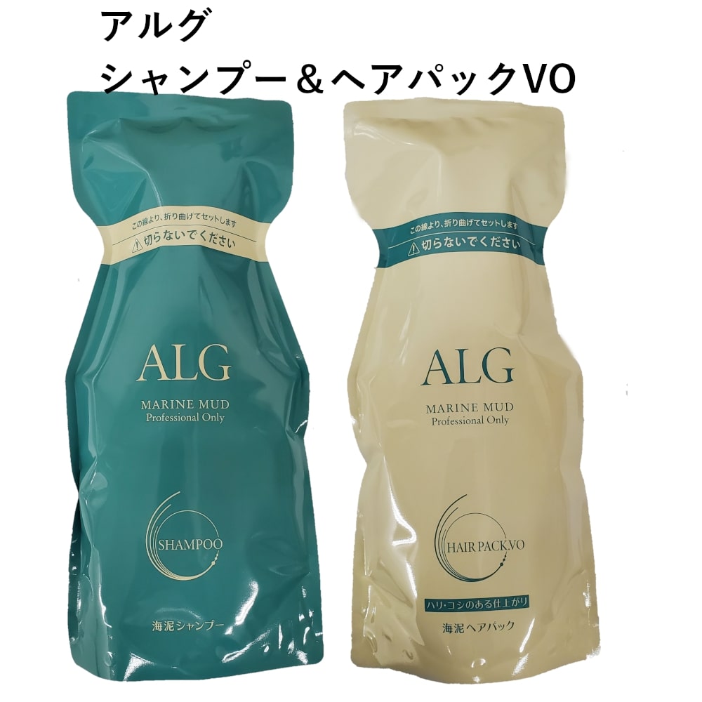 【楽天市場】☆【送料無料】 パシフィックプロダクツ ／ ALG アルグ シャンプー 600ml ＋ ヘアパック VO 600g【シャンプー トリートメント 各1個 セット 】：B.B ...