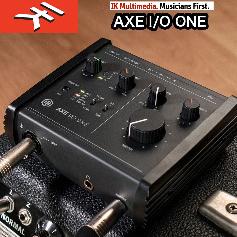 【楽天市場】IK MULTIMEDIA AXE I/O ONE（アックスアイオーワン）1イン/3アウト よりコンパクト化を実したギタリスト ...