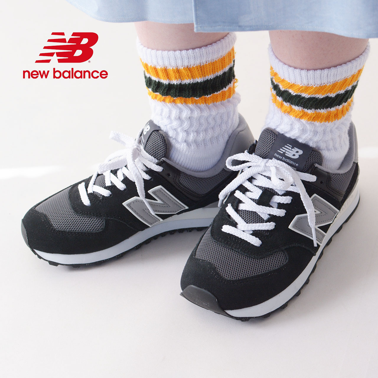 【楽天市場】New Balance [ニューバランス] U574 TWE [U574TWE] スニーカー BLACK・ブラック・ブラック ...