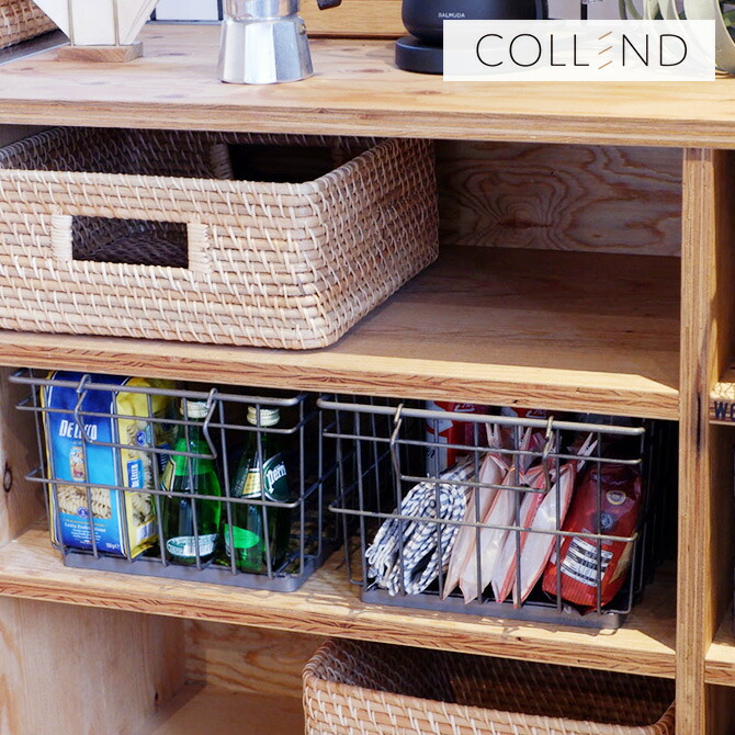 【楽天市場】COLLEND コレンド ワイヤーバスケット 15L WW-WB-15L バスケット カゴ ワイヤー スチール おしゃれ アイアン ビンテージ ヴィンテージ インダストリアル 家具 ...