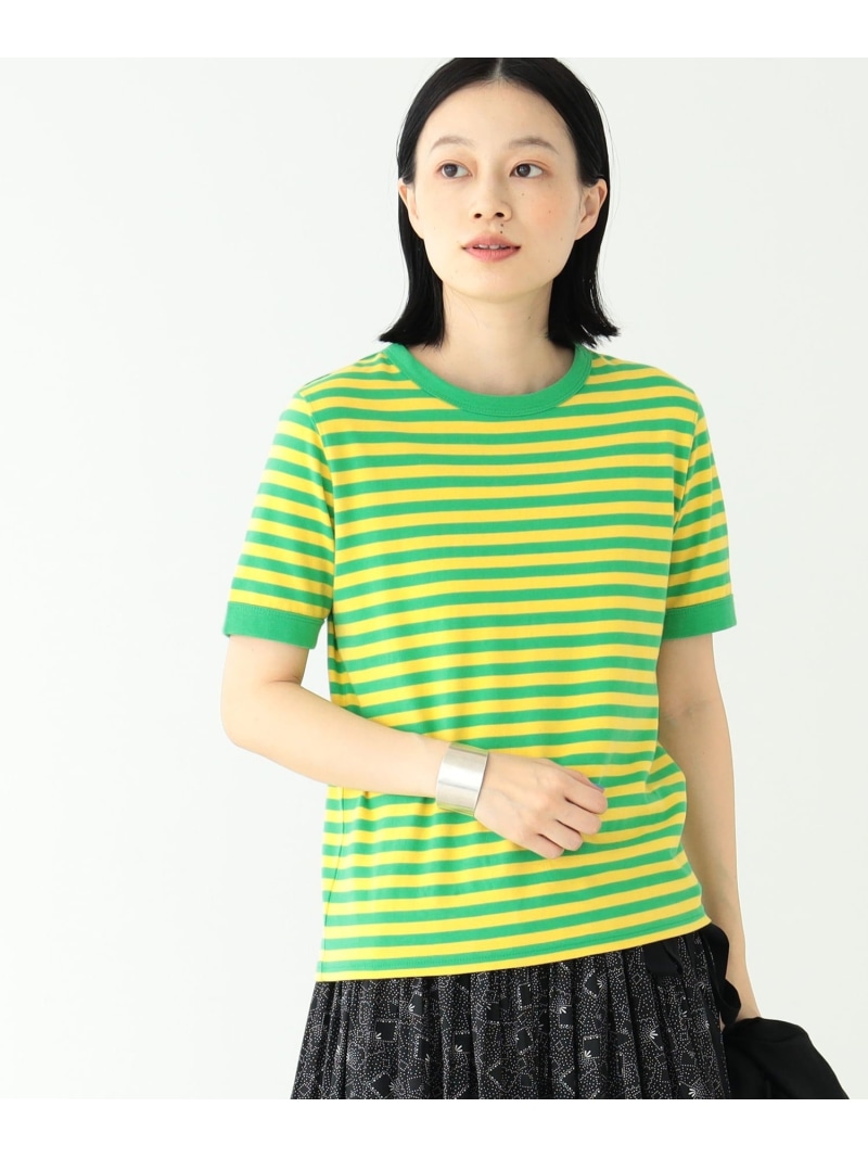 【楽天市場】【SALE／60%OFF】BEAMS BOY / バインダー ボーダーTシャツ 23SS BEAMS BOY ビームス アウトレット トップス カットソー・Tシャツ グリーン ...