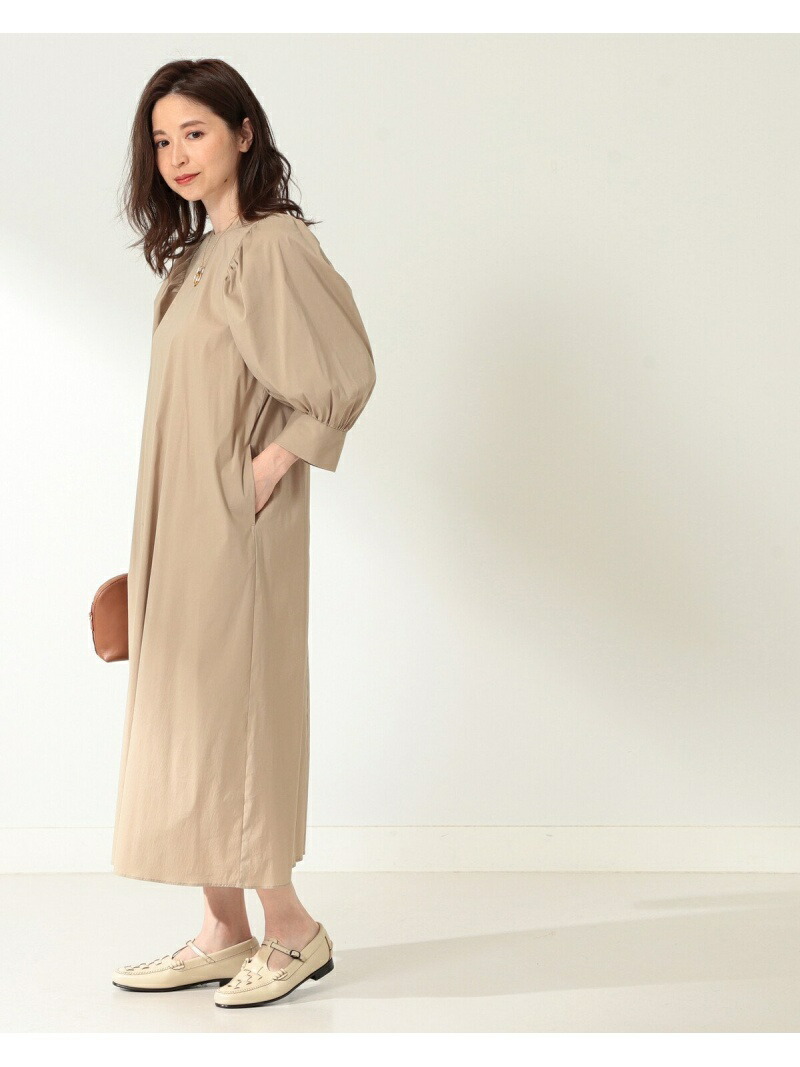 【楽天市場】【SALE／70%OFF】Demi-Luxe BEAMS / ギャザースリーブ ワンピース Demi-Luxe BEAMS ...