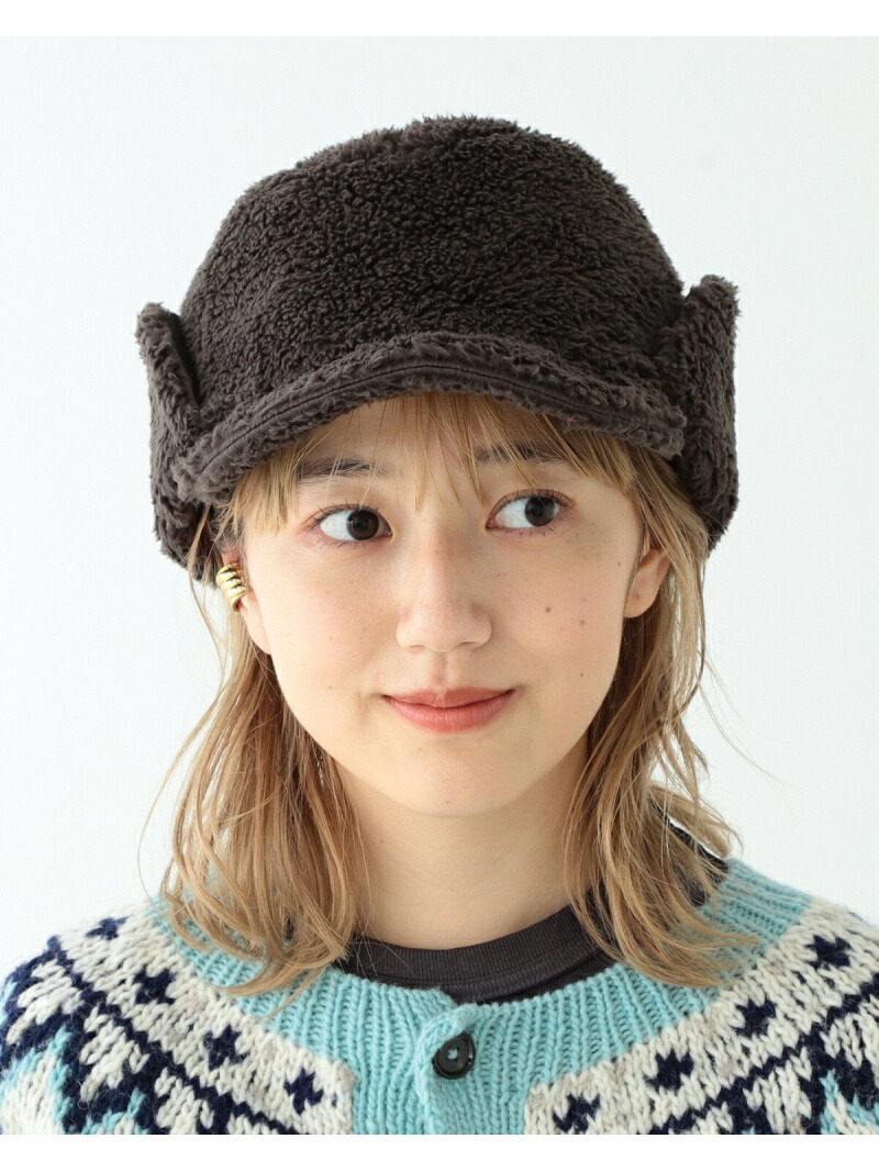 【楽天市場】【SALE／50%OFF】Cableami * BEAMS BOY / ボア イアー フラップキャップ BEAMS BOY ビームス アウトレット 帽子 キャップ ネイビー ...