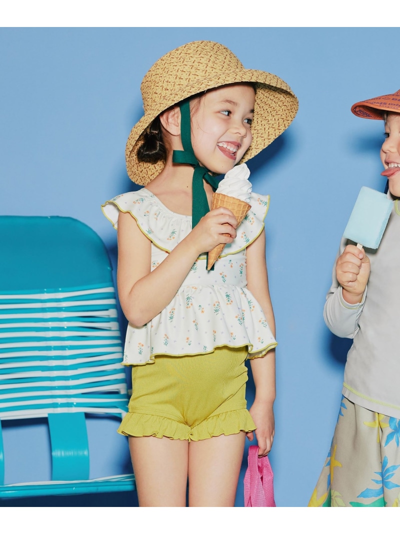 【楽天市場】【SALE／25%OFF】BEAMS mini / フリル スイム セパレート 24SS(Girls 100~130cm) スイム ...