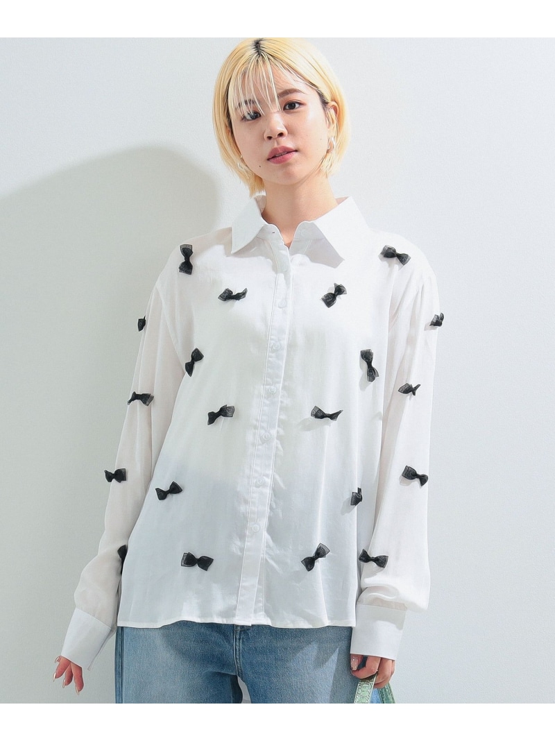 【楽天市場】sister jane / Dauphine Bow Shirt Ray BEAMS ビームス ウイメン トップス シャツ ...