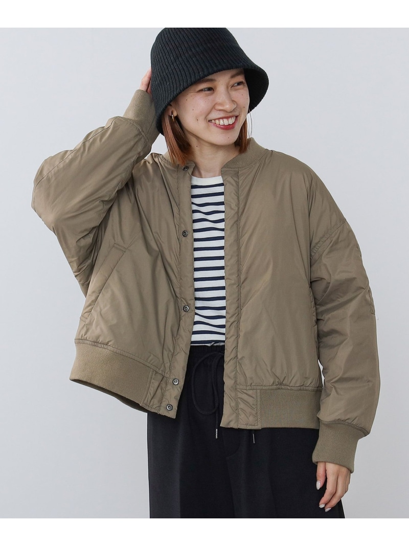 【楽天市場】BEAMS HEART / キルト MA-1 リバーシブルブルゾン BEAMS HEART WOMEN ビームス ハート ジャケット・アウター ダウンジャケット・ダウンベスト ...