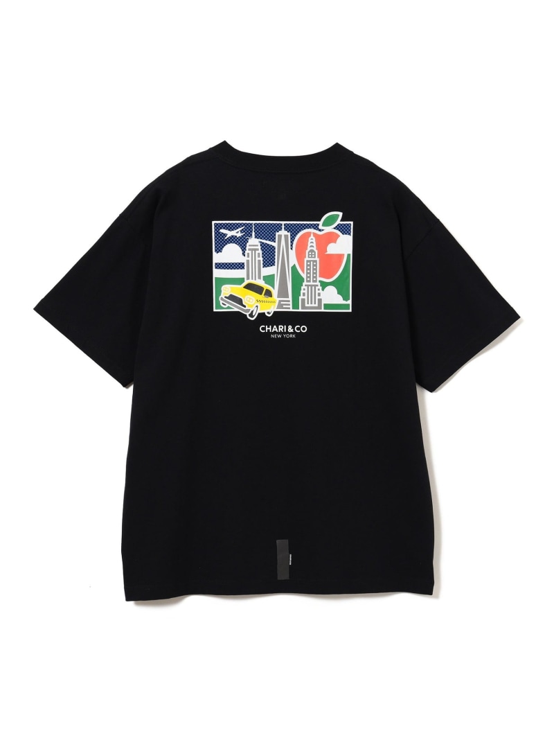 【楽天市場】【SALE／30%OFF】CHARI&CO / KJI SKYLINE TEE BEAMS T ビームスT トップス カットソー・Tシャツ ブラック ホワイト【RBA_E】【送料 ...