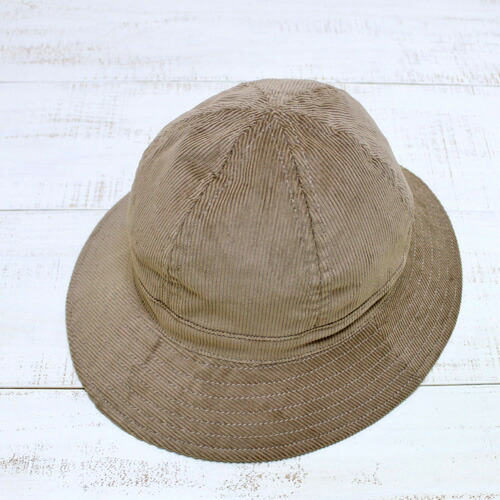 【楽天市場】Au Vrai Chic Britain Dome Hat / Corduroy Beige bucket metro work ...