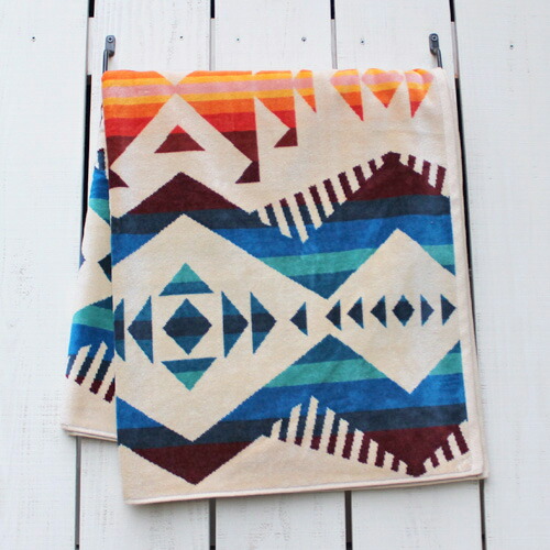 【楽天市場】Pendleton Native Jacquard Bath Towel Los Lunas ペンドルトン ネイティブ ジャガード ...