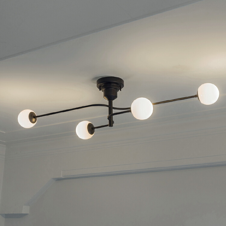 【楽天市場】シーリングライト 4灯 シュマン Chemin LT-4461 インターフォルム 照明 LED ダイニング照明 リビング キッチン 寝室 天井照明 直付け おしゃれ 照明器具 電気 ...