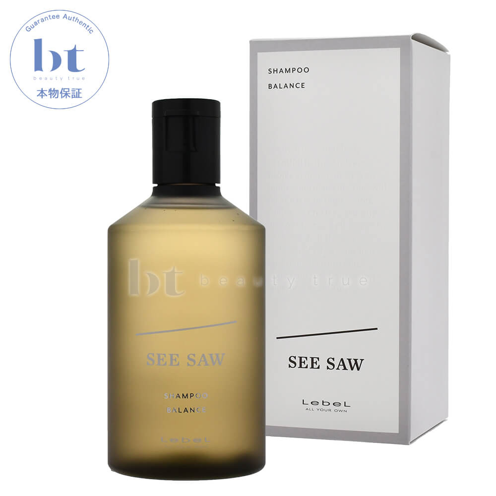 【楽天市場】【簡易梱包 送料無料】 本物保証 ルベル シーソー SEE/SAW ヘア＆スキャルプシャンプーB バランス 250mlシーソウ リニューアル後継品：Beauty True
