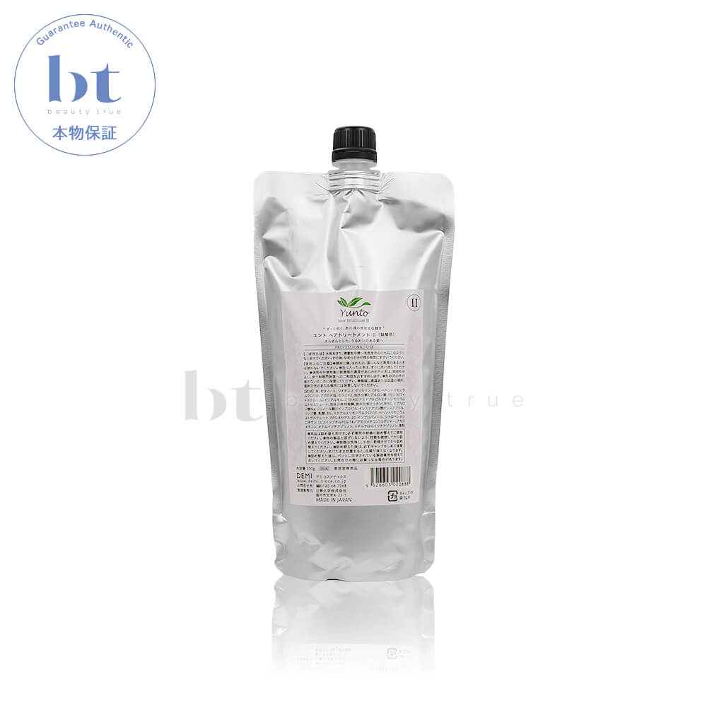 【楽天市場】【送料無料(本州・四国限定)】 デミ ユント トリートメント II 詰め替え 500g (DEMI Yunto) デミ ユント トリートメント 2 軟毛?普通毛用 キューティクル ...