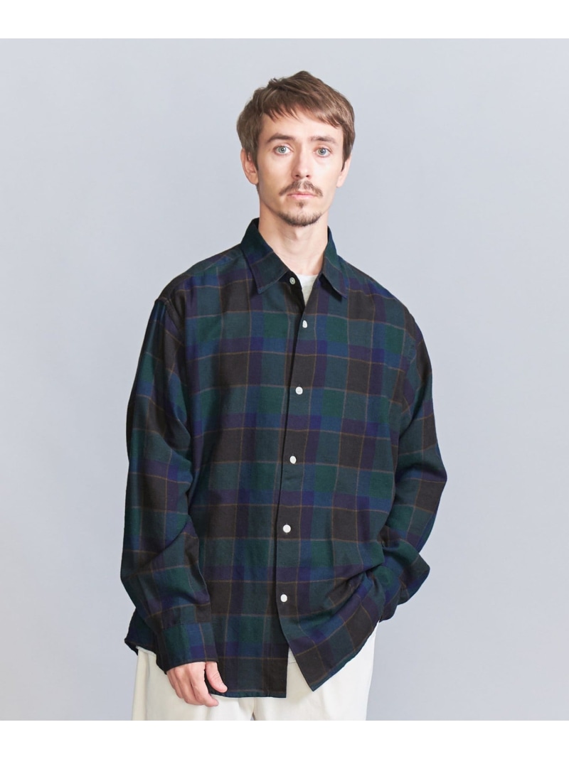 【楽天市場】＜one BEAUTY&YOUTH＞ CTN/TSL チェック レギュラー フォルム シャツ BEAUTY&YOUTH UNITED ARROWS ビューティー＆ユース ...