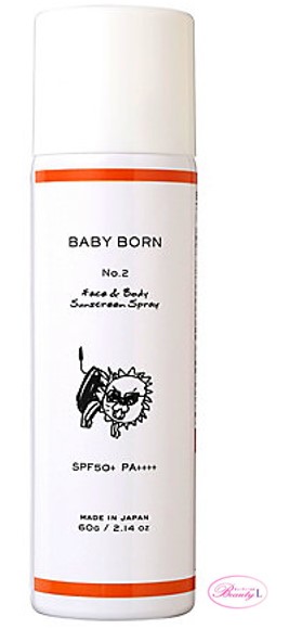 【楽天市場】ベビーボーン BABY BORN Face＆Body Sunscreen Spray 60g(me)SPF50+・PA ...