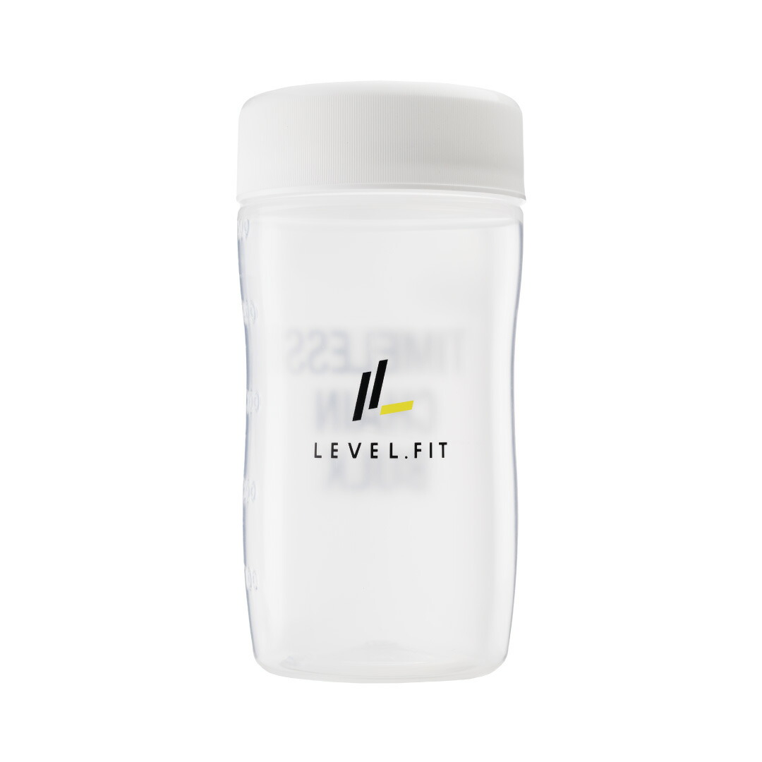 【楽天市場】LEVEL.FIT プロテインシェイカー ホワイト 500ml：LEVEL【プロテイン EAA HMB】