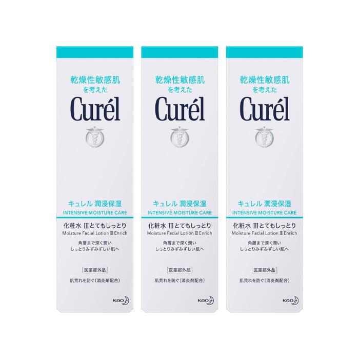 【楽天市場】【国内正規品】【送料無料】【3本セット】Kao 花王 Curel キュレル 化粧水 III とてもしっとり 150ml 【沖縄 ...