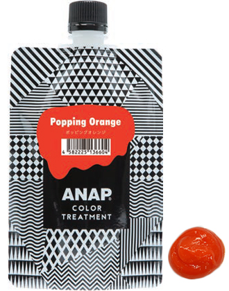 【楽天市場】【ポスト投函便】ANAP カラートリートメント ポッピングオレンジ 150g パウチ /アナップ BC-K：ビューティースペース