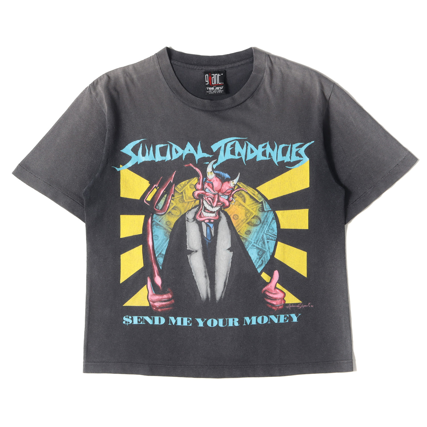 【楽天市場】Vintage Rock Item ヴィンテージ ロック SUICIDAL TENDENCIES スイサイダル テンデンシーズ Send Me Your Money Tシャツ ...