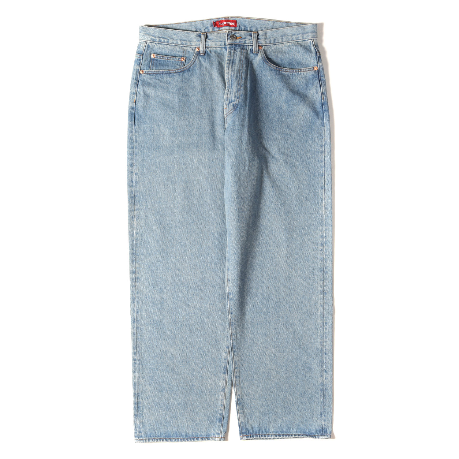 【楽天市場】Supreme シュプリーム パンツ クラシックロゴ 刺繍 バギー デニムパンツ Baggy Jean 22SS ウォッシュド ...