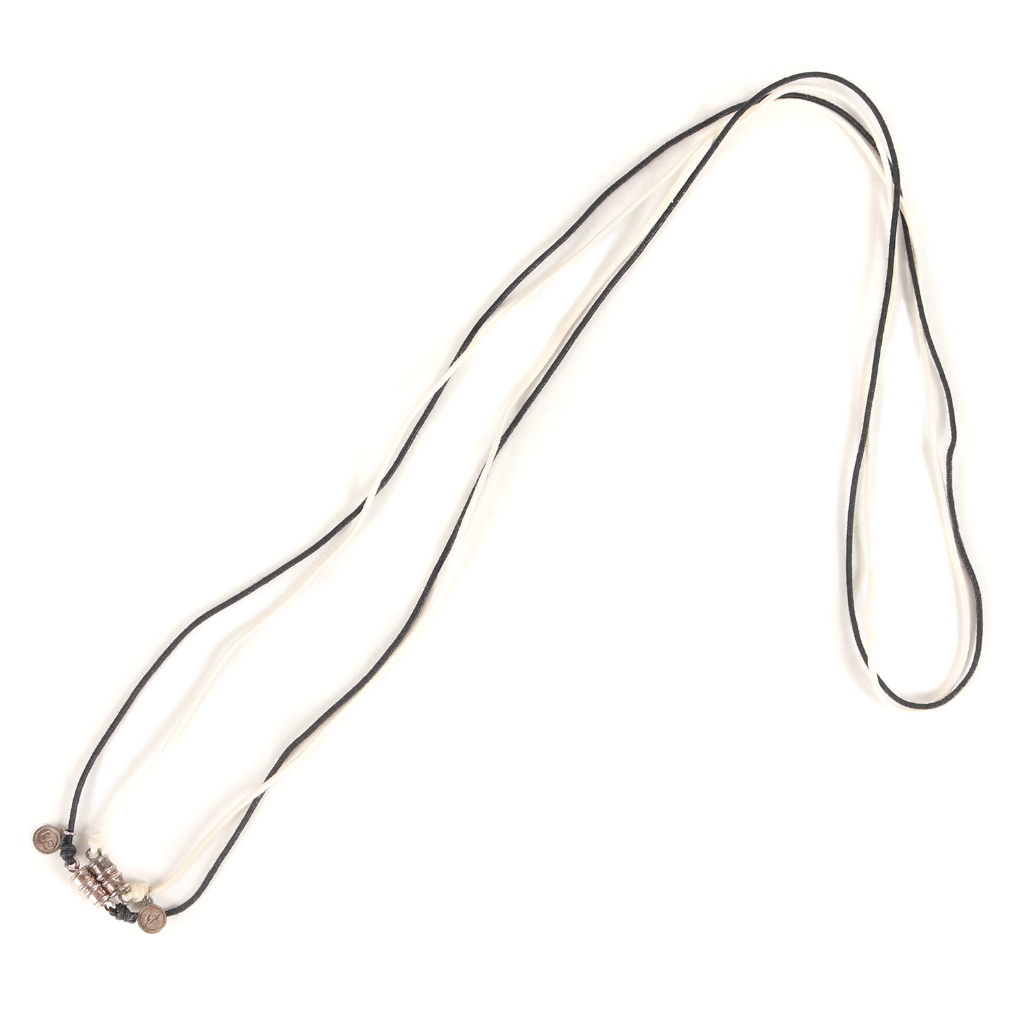 【楽天市場】UNIFORM EXPERIMENT ユニフォームエクスペリメント マグネットトップ 2重 ネックレス ブラック ホワイト 黒白 ...