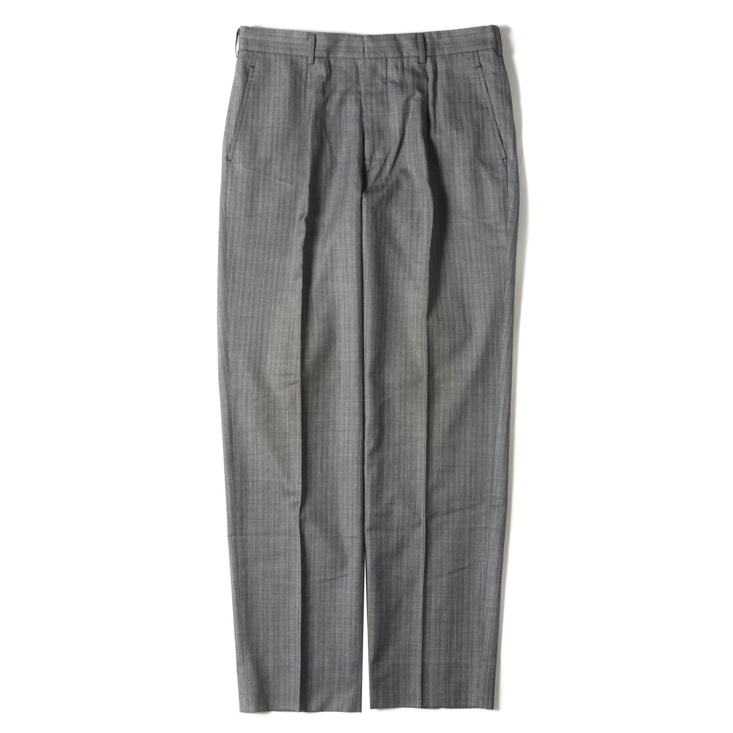 【楽天市場】COMME des GARCONS コムデギャルソン パンツ サイズ:L ワンタック ストライプ ウール スラックス パンツ ト ...