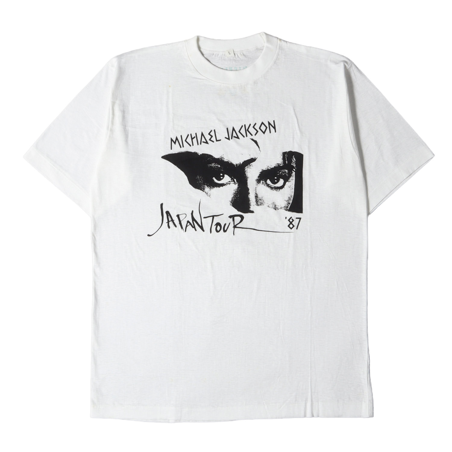 【楽天市場】80s Michael Jackson JAPAN TOUR 87 マイケルジャクソン ジャパン ツアー クルーネック 半袖 T ...
