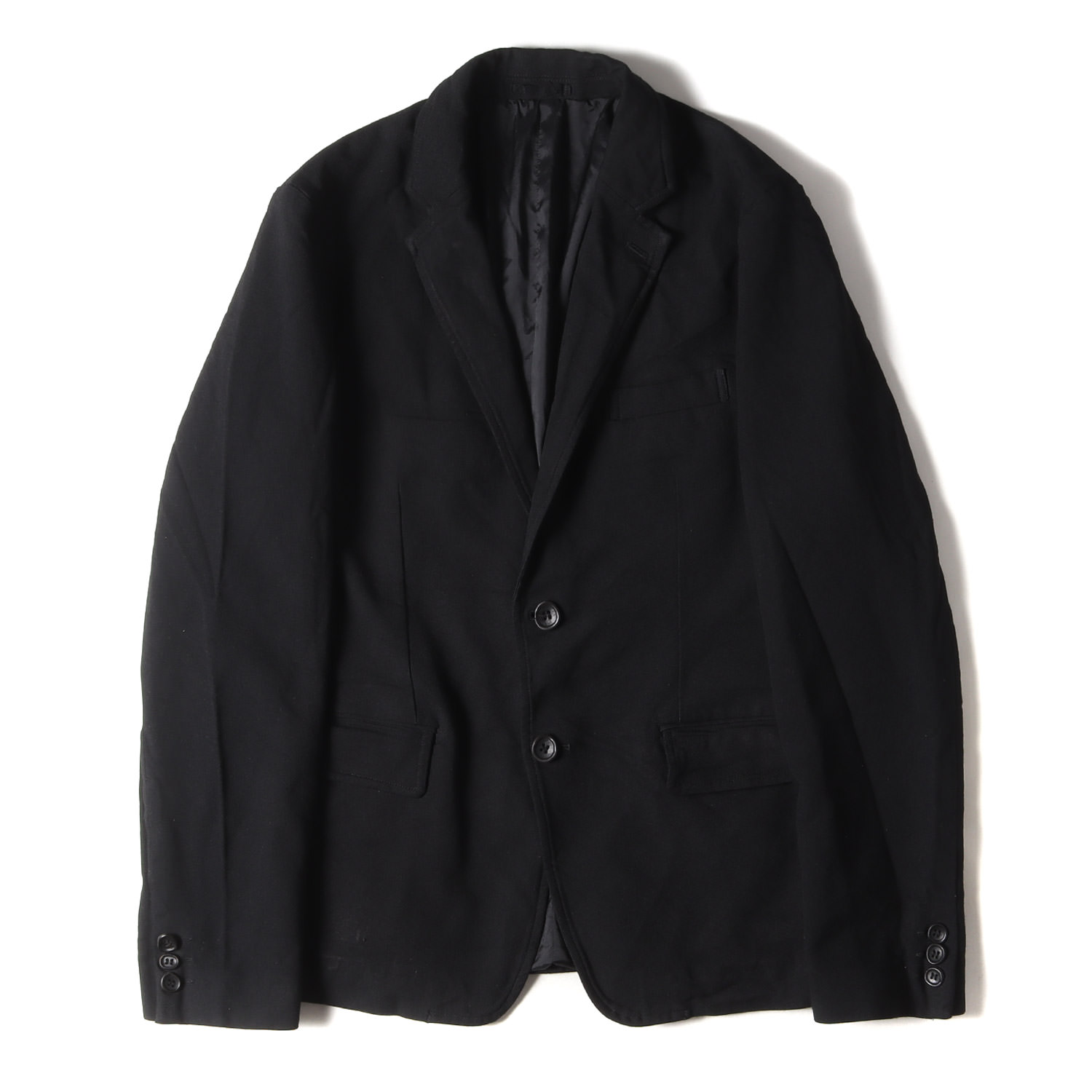 【楽天市場】COMME des GARCONS コムデギャルソン ジャケット サイズ:L 08AW 製品染め ポリ縮 2B テーラード ...