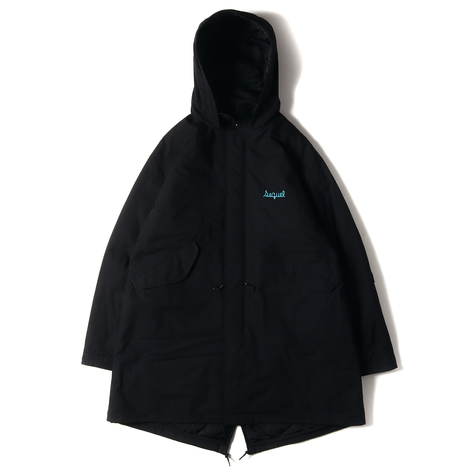 【楽天市場】SEQUEL シークエル コート サイズ:XL 21SS 裏地キルティング フィッシュテール モッズコート COAT ブラック 黒 ...
