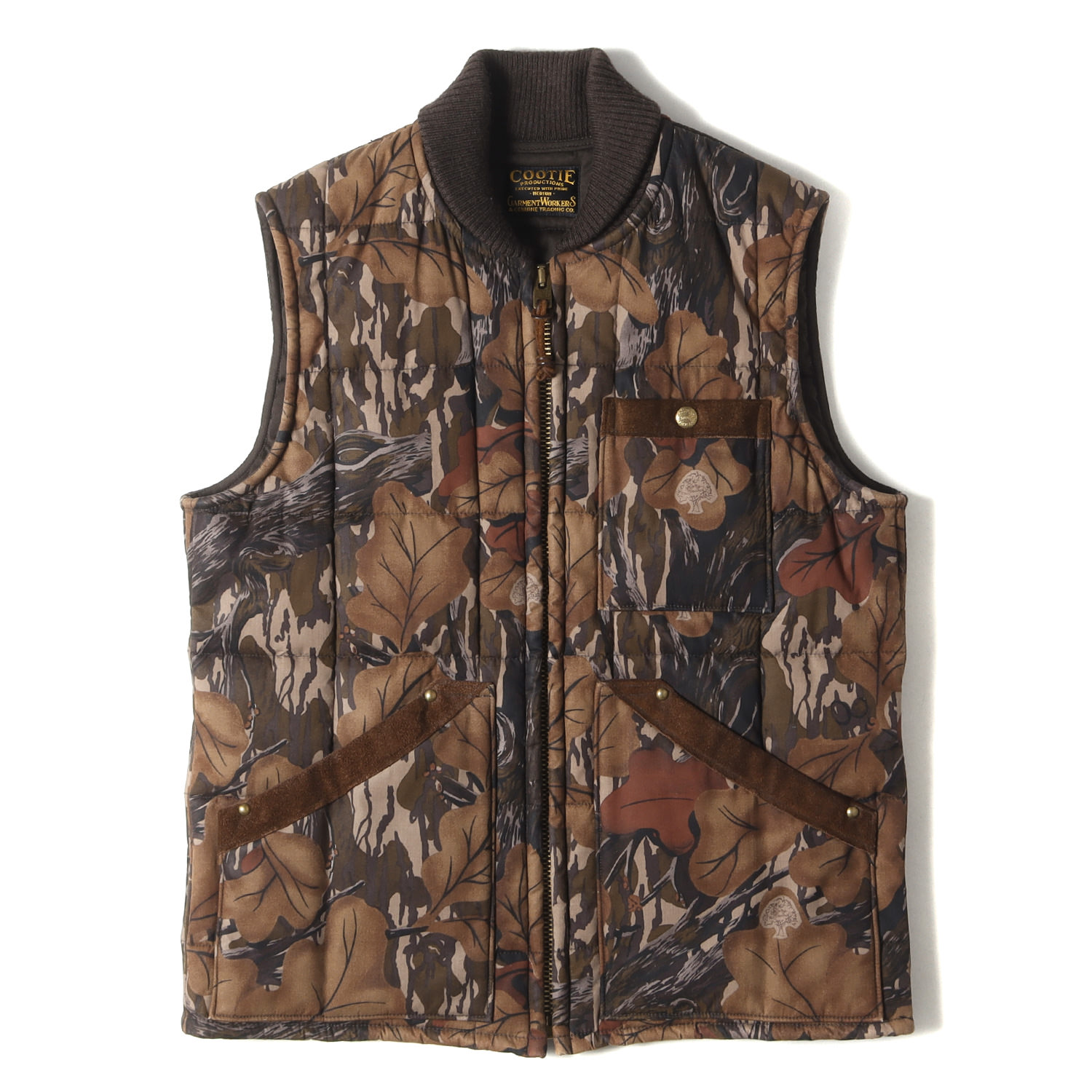 【楽天市場】COOTIE クーティー ベスト サイズ:M ツリーカモ ワーク 中綿ベスト Killer Trap Vest ブラウン系 ...
